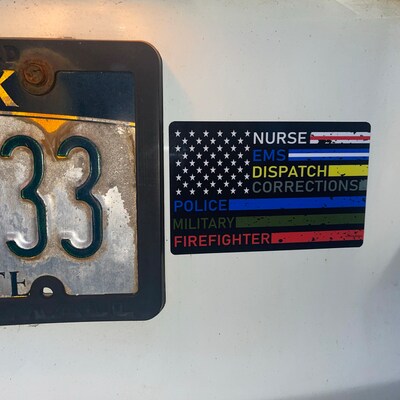 Police Support Badge Decal/sticker Back the Blue free - Etsy