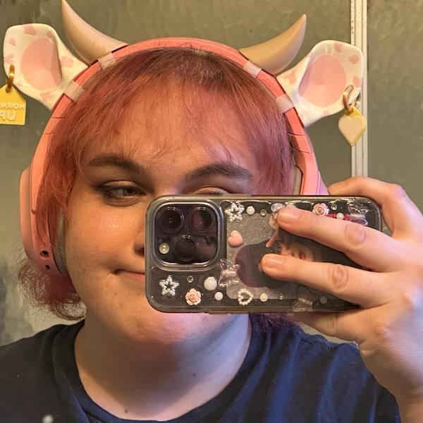 Cow Ears for Headphones, Headset Horns, Gamer Headphone Attachments ...