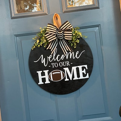 Football Front Door Decor Football Sign Sports Sign Football Football ...