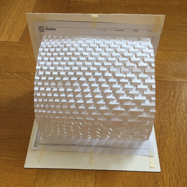 DIY Template - "9x9 Spiral" Kirigami Paper Sculpture - Etsy