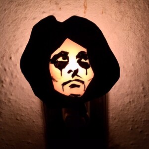 Stained Glass ALICE COOPER Night Light by Glass Action - Etsy