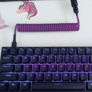 Custom Coiled Keyboard Cable | Etsy