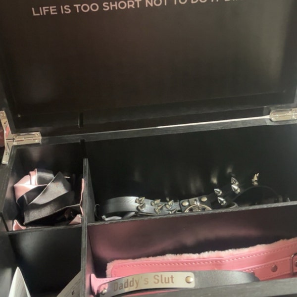 Lockable Adult Toy Storage Box Large Size, Sexy Valentines Gift - Etsy