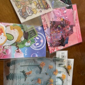 Cute Stickers Clear Kawaii Stickers Bunnies & Bears Outline - Etsy