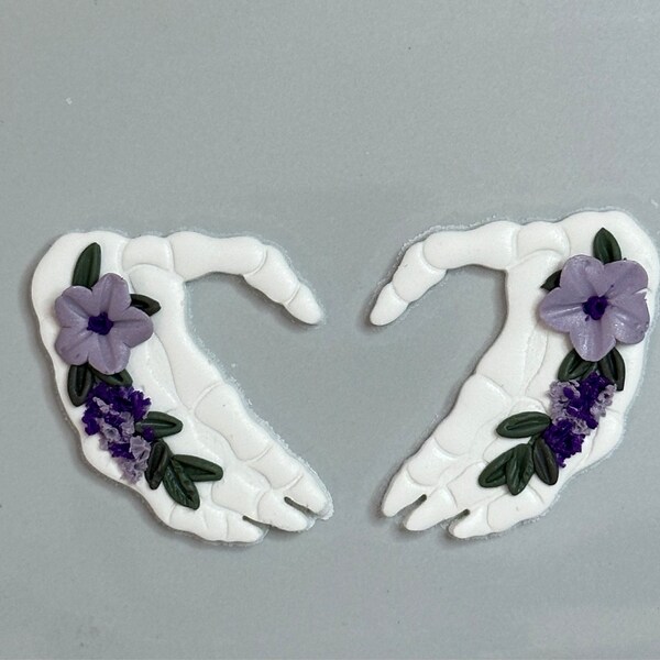 Skeleton Hand Love Sign Polymer Clay Cutter - Etsy