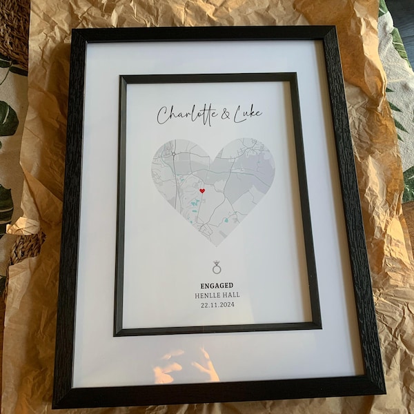 Family and Friends Long Distance Personalised Photo Gift, Moving ...