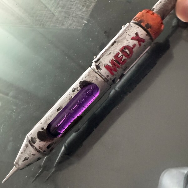 Replica Calmex, Med-x Prop From Apocalyptic Game, Tranquilizer With an ...