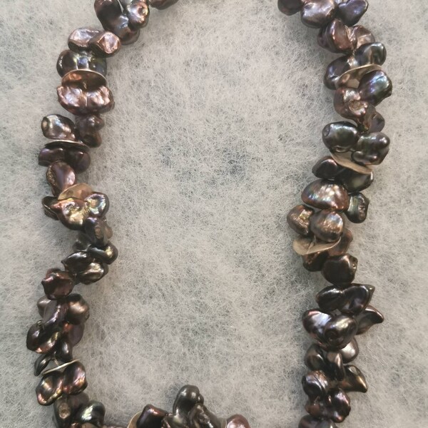 Pearl Bracelet, Floating Pearls, Light Wire Bracelet, Real Pearls ...