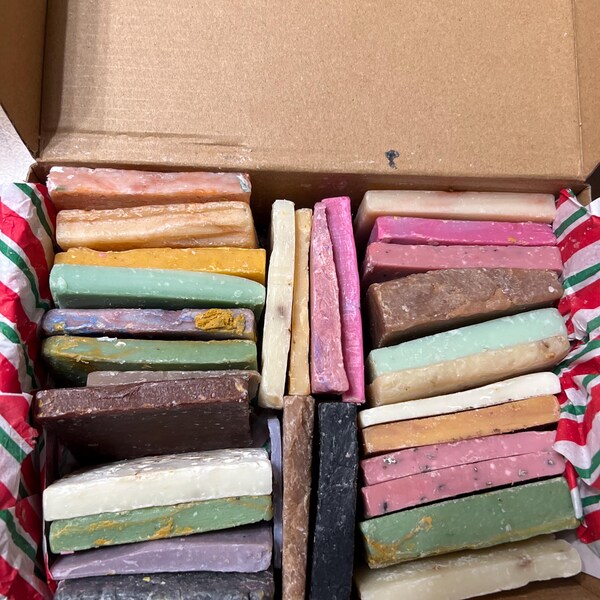 Ugly Soap! Choose Your Size of SCRAP SOAP Slivers and Ends* Mystery Lot ...