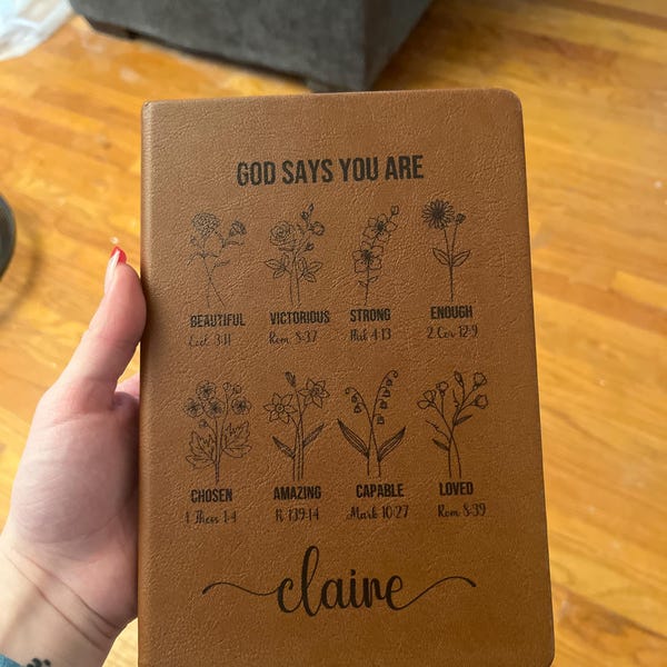 Personalized Prayer Journal for Women Custom Positive Affirmations ...