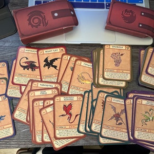 HTTYD Deck of Dragons how to Train Your Dragon Cards - Etsy