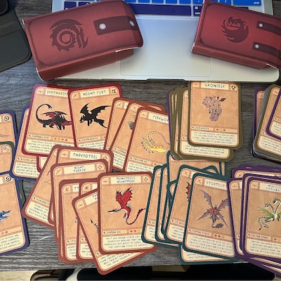 HTTYD Deck of Dragons how to Train Your Dragon Cards - Etsy