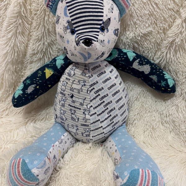 Teddy Bear Pattern Memory Bear Pattern Memory Bears Sewing Pattern Bear ...