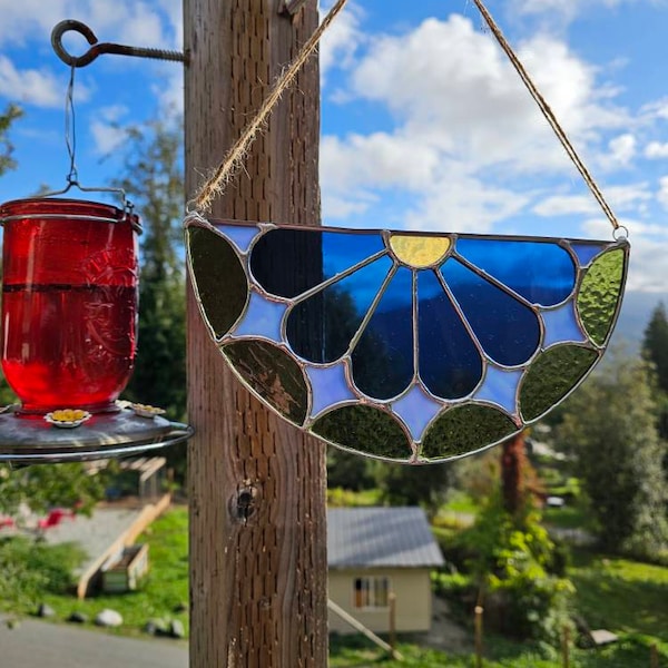 Celestial Sun and Moon Stained Glass Pattern, Stained Glass Patterns ...