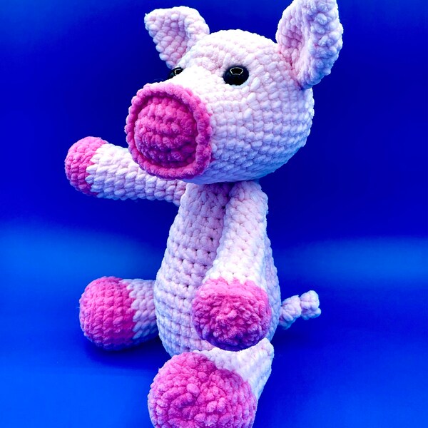 Pig Crochet Pattern, Crochet Pig, Crochet Pattern, Pattern, Amigurumi ...