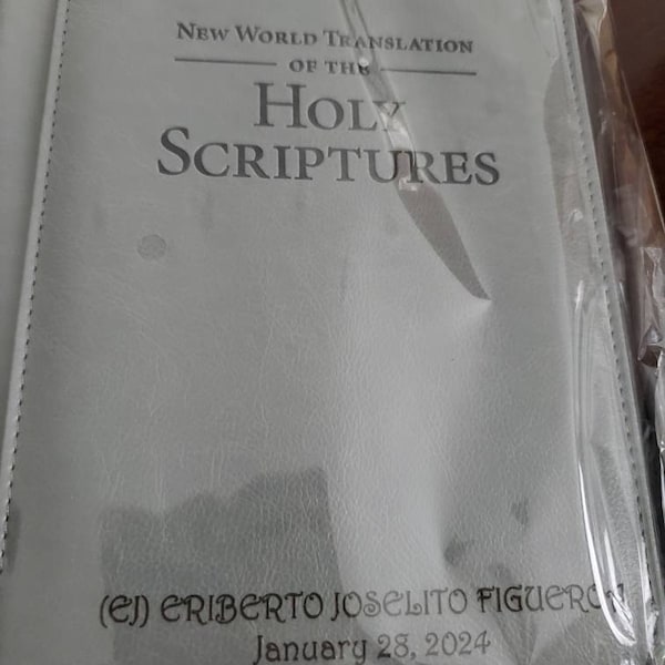 Bible Cover Jw - English Bible Cover - Jw Gift - Elders Gifts - Jw - Etsy