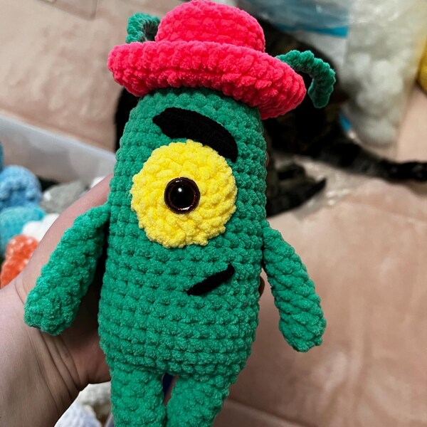 Pink Pony Plankton Crochet Pattern - PDF Pattern, Crochet, Digital ...