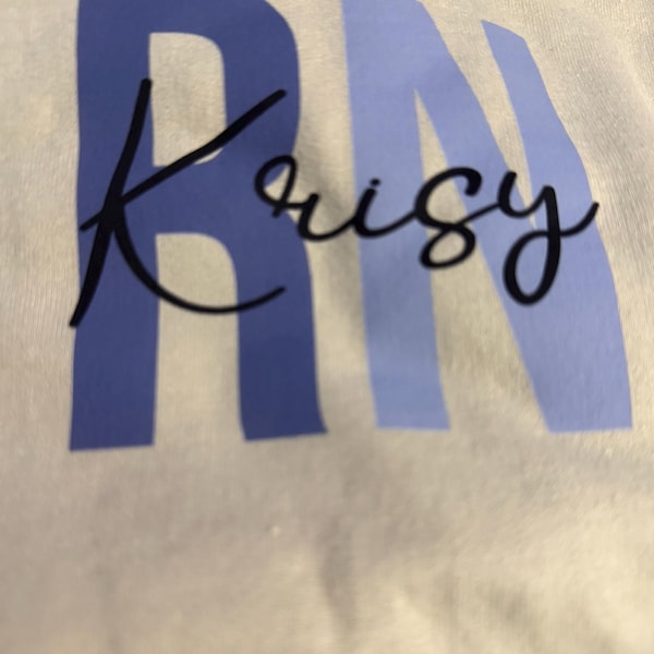Custom Registered Nurse Sweatshirt With Name, Personalized RN Pocket ...