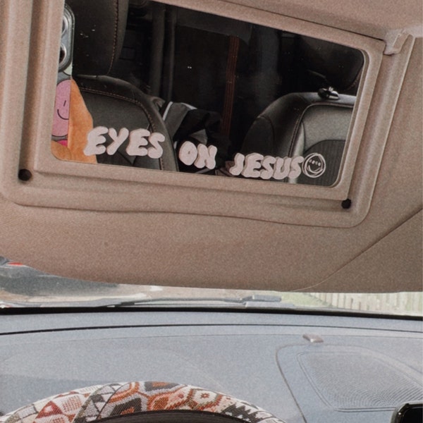 Different Messages to Choose From | Christian Car Mirror Decal | Faith ...