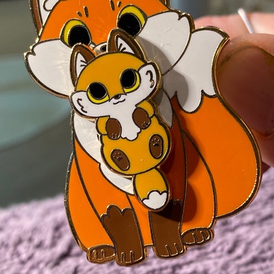 Field Mouse in a Tulip Hard Enamel Pin Chonky Mouse - Etsy