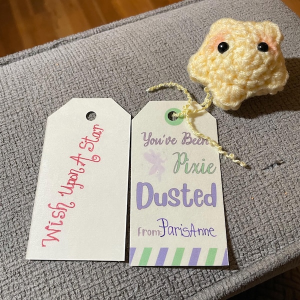 Pixie Dust Gift Tags | Pixie Dust Tags - Etsy