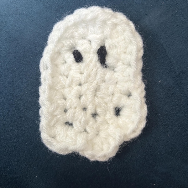 Crochet Ghost Coaster Pattern Halloween Crochet Pattern Halloween ...