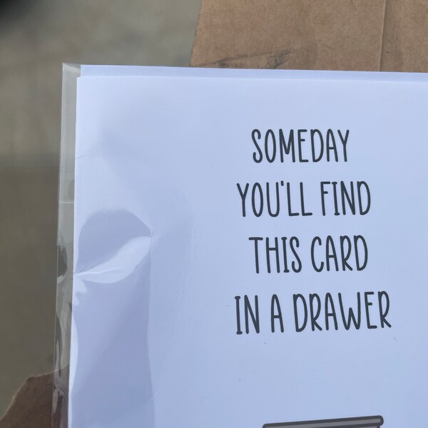 In Love Card, Someday You'll Find This in A Drawer, Card for Boyfriend ...