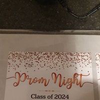 Personalised School LEAVERS PARTY Invitation Lanyard Card Class of 2024 ...