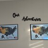 Our Adventures Sign-our Adventures Wooden Wording - Etsy