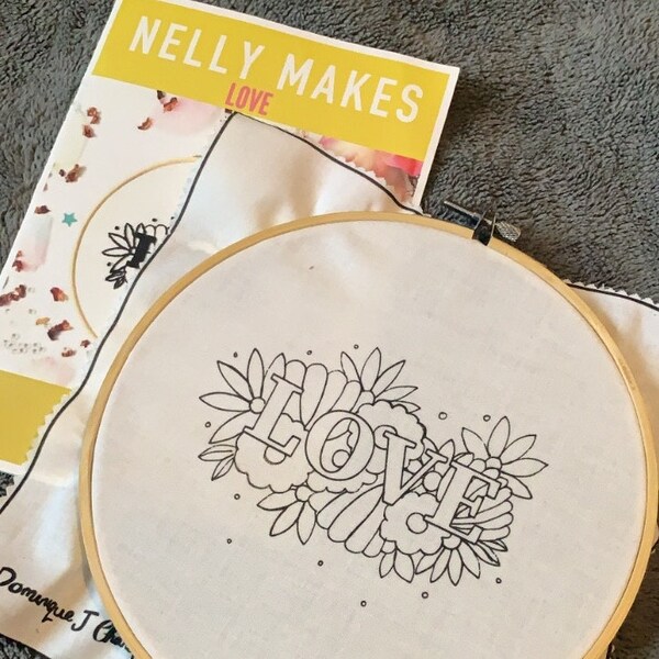 Love Embroidery Pattern, Needlecraft Pattern, Embroidery Pattern ...
