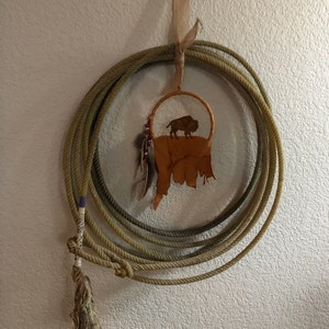 Real Used Cowboy Lariat-lasso Rope-western Decor-farmhouse - Etsy