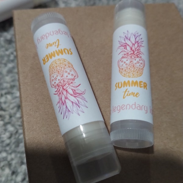 Aloha Gold Pineapple Lip Balm Party Favor Hawaiian Luau Party Tropical Party Flamingo Luau Party ...