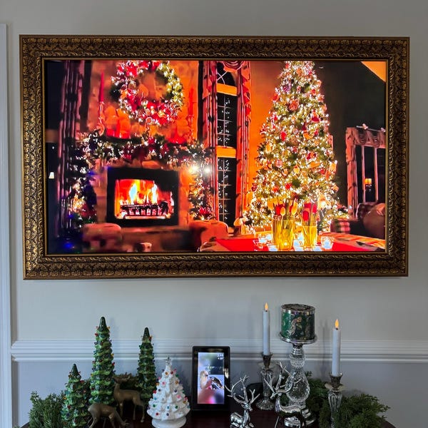 Samsung Frame Tv Bezel, Custom Brand Tv Frame, Wooden Tv Frame, Frame ...