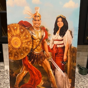 Custom Captain Portrait for Him Marine Customized Gift | Etsy