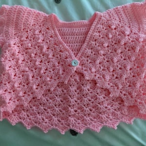 Crochet PATTERN Like a Cloud Shrug Cardigan sizes Baby up to 6 Years ...