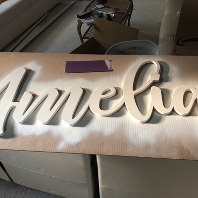 Wooden Letters Personalized Name Wood Design Cut Out Any Font Name ...