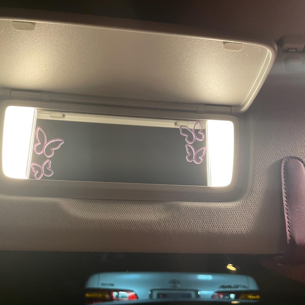 Butterfly Mirror Decal, Car Sticker, Mirror Sticker, Mirror Decal, Car ...