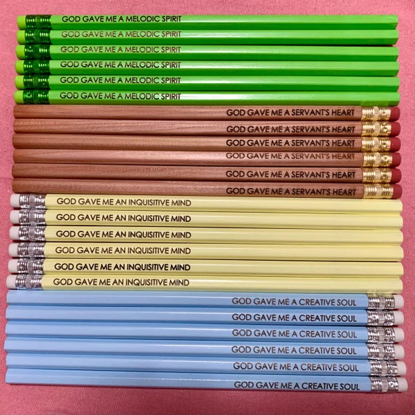 PASTEL LAVENDER, Custom Pencils, Personalized Pencils, Engraved Pencils ...