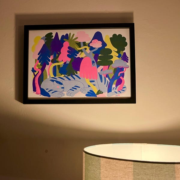 Thorns - A3 Risograph Print - Etsy