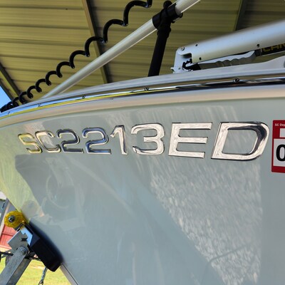 Sailfish Boat Emblems Chrome Domed Decals Stickers set - Etsy