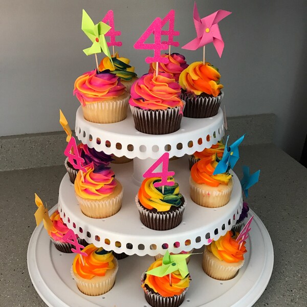 Glitter Birthday Age Toppers, 1st Birthday, 21st Birthday, 30th ...