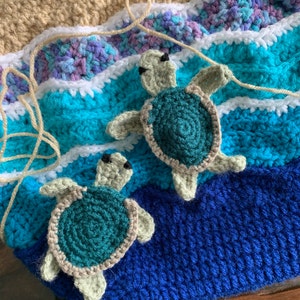 Baby Sea Turtle Applique CROCHET PATTERN Digital PDF File Download - Etsy