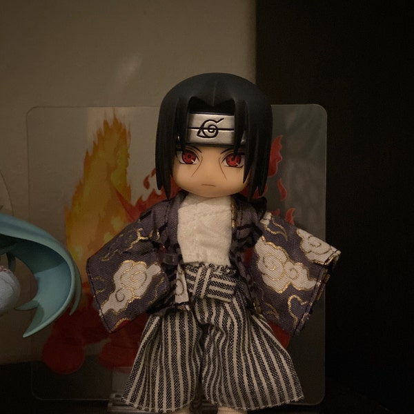 Obitsu11 Doll Clothes Japanese Kimono Set for OB11,1/12 BJD SD Doll ...