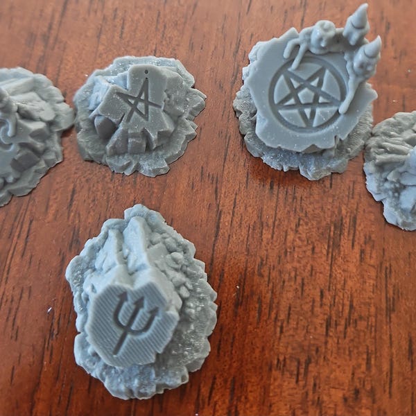 Urban Rubble Piles Set of 6 Dungeons and Dragons, Frostgrave,pathfinder ...