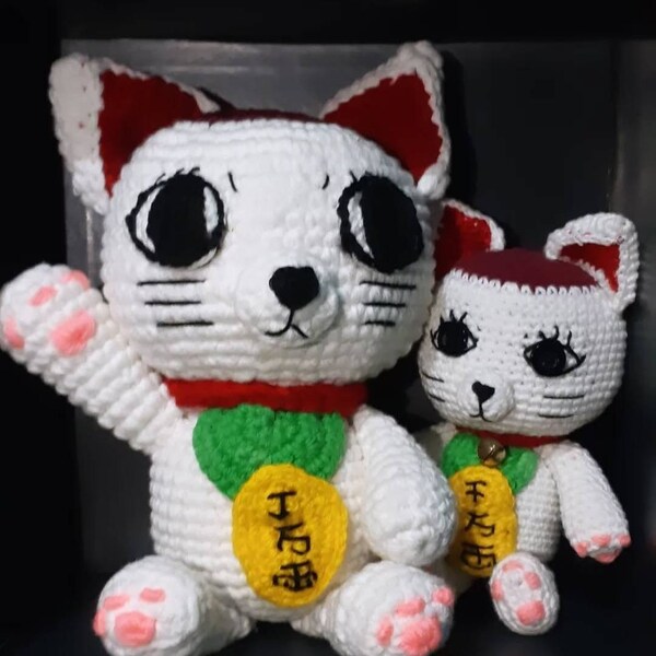 Peach and Goma Crochet PDF PATTERN Amigurumi Cats - Etsy