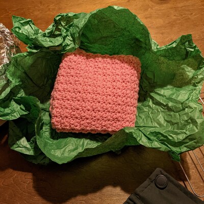 Set of 4 Handmade Reuseable Dishcloths, Mix & Match, Textured Dish ...