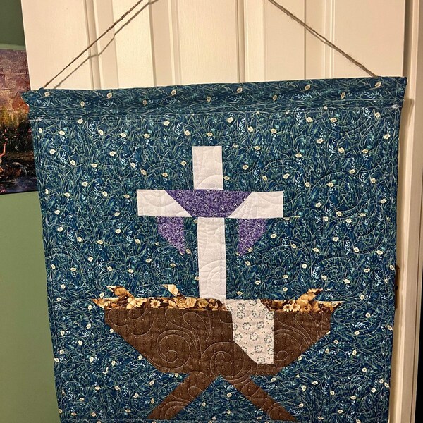 The Gift of a Savior Christmas Nativity Quilt Block PDF Pattern ...