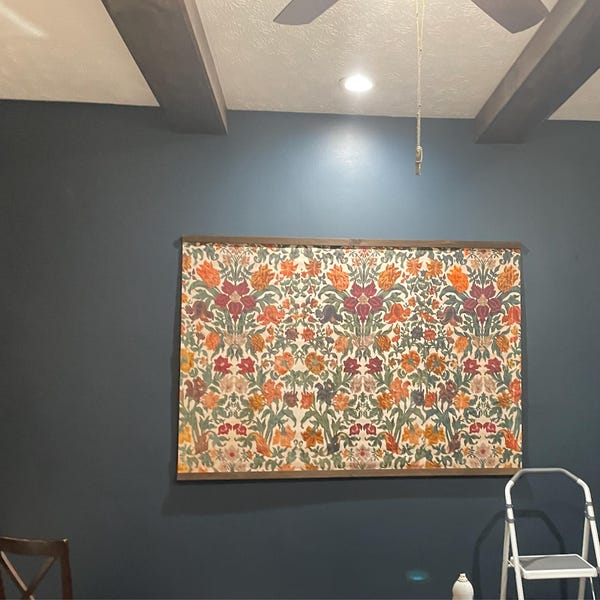 Extra Large Vintage Art Large Wall Hanging Vintage Water Scene Large ...