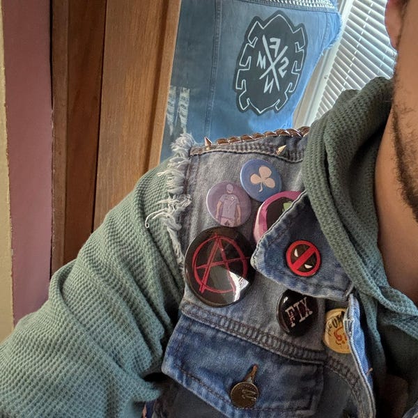 Cosplay Costume Spider-verse Spider Punk - SPIDER-PUNK - Back Patch & 2 ...