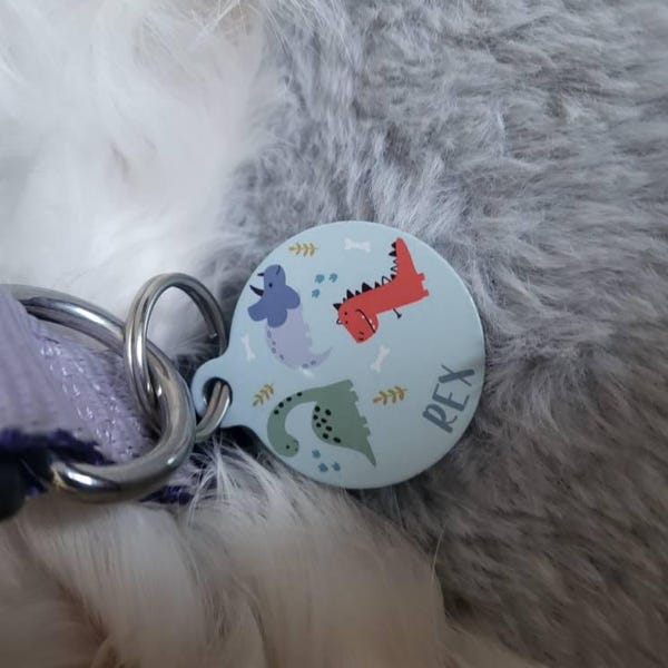 Cherry Pet ID Tag | Cherry Tag for Dogs | Summer Berries Cat ID Tags ...